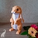 3D Papercraft Rabbit Template, Low Poly Rabbit Template, 3d Paper ...
