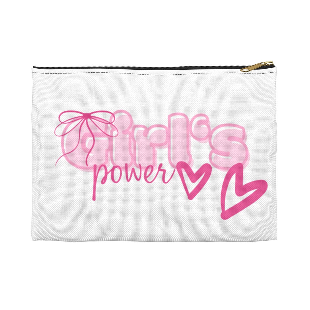 Empowering Girls' Accessory Pouch | Girls' Power Bag, Makeup Organizer ...