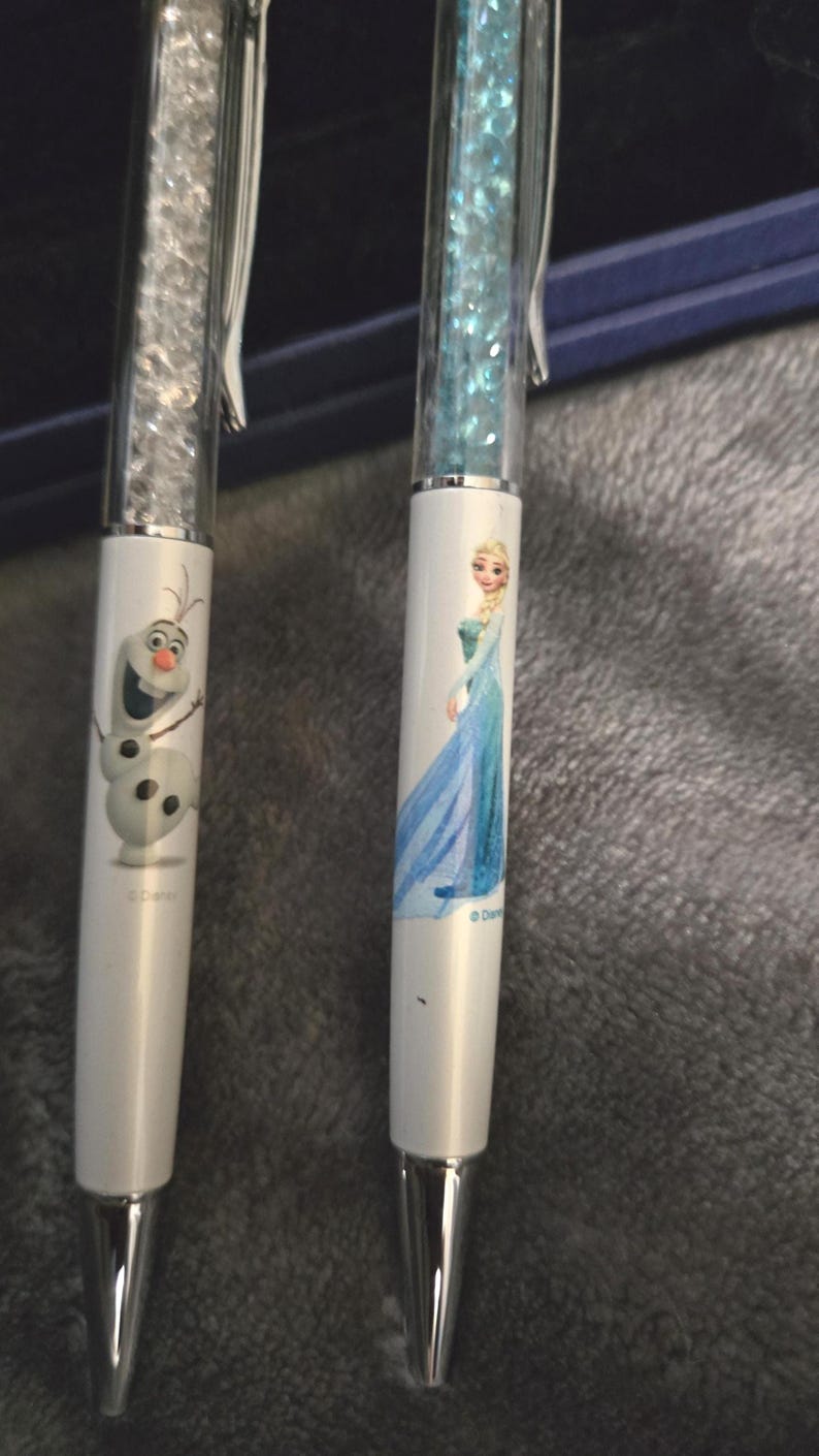 Genuine Swarovski Pen SET Disney's Elsa & Olaf Pen Set Swarovski Elsa ...