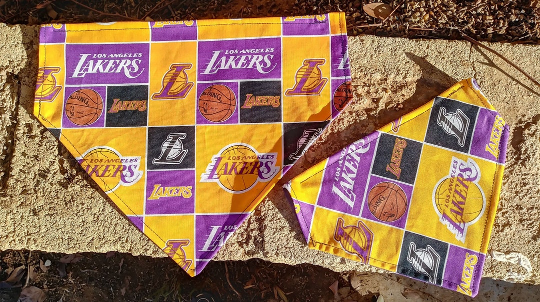Los Angeles Lakers NBA Basketball California Over the Collar Reversible ...