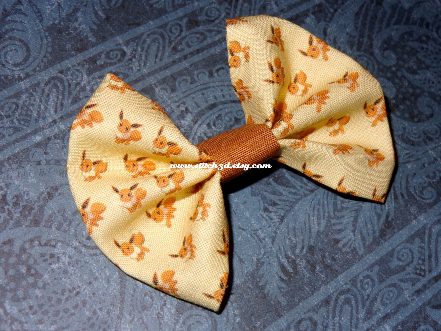 Eevee Pokemon Hair Bow | Etsy