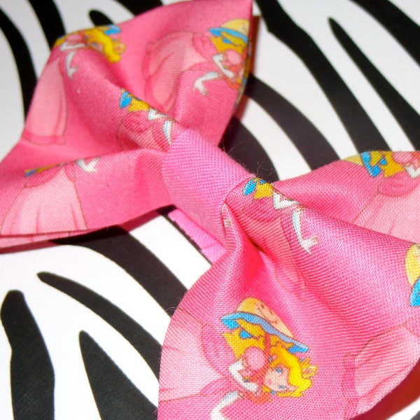 Peach Hair Bow - Etsy