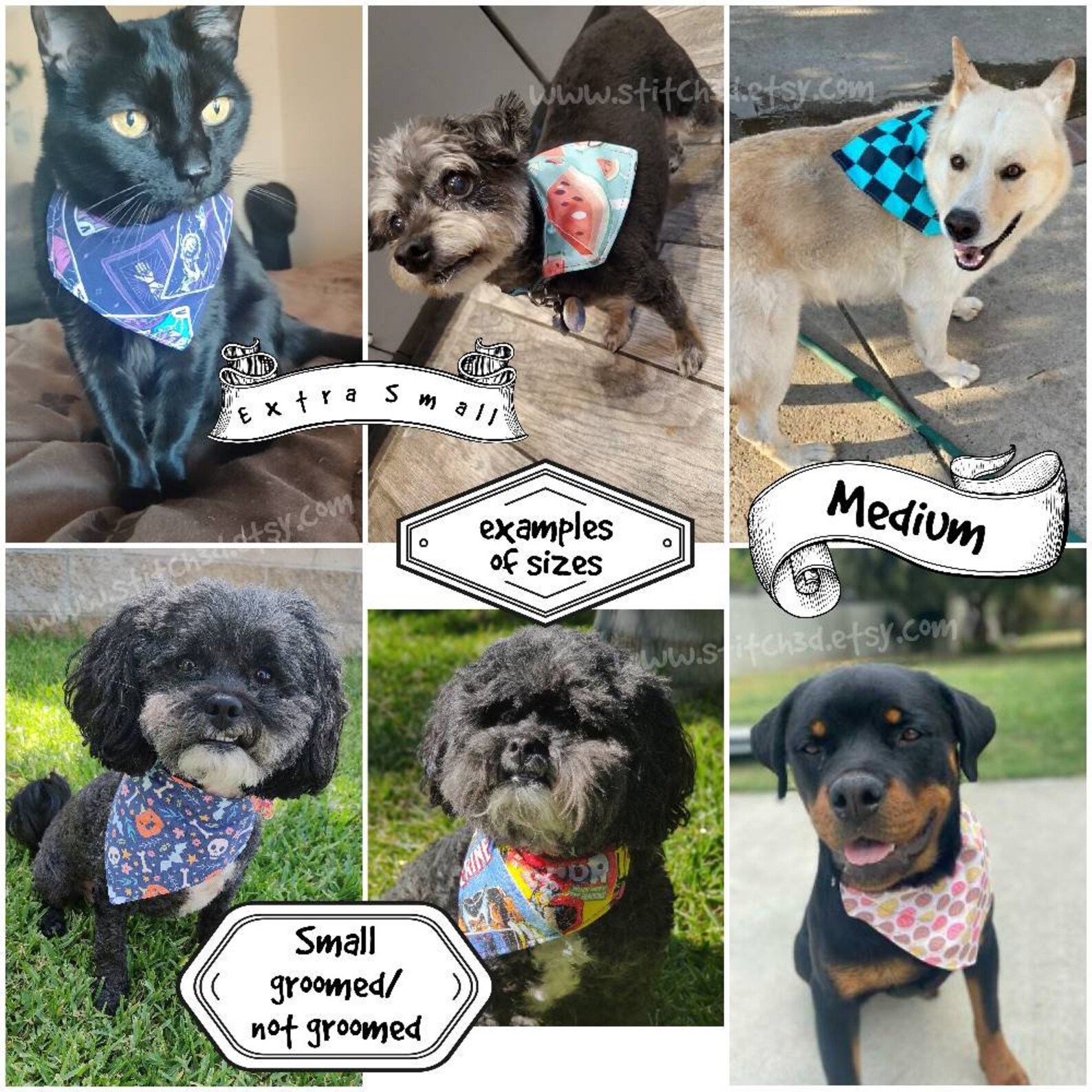 Concha Mexican Hispanic Over the Collar Dog Bandana Melopan - Etsy