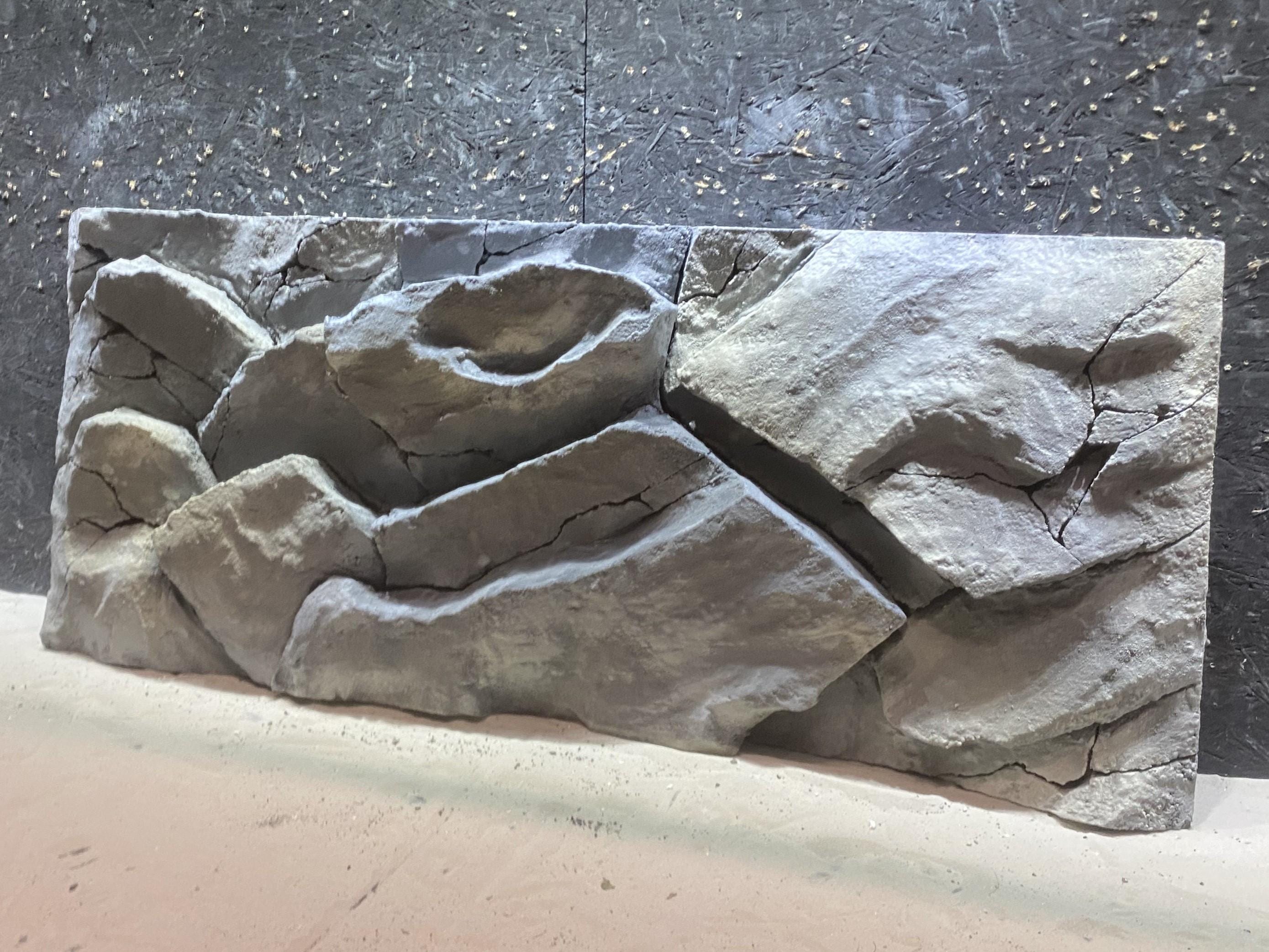 A27 Slim - Layered Stone Effect - 3D Aquarium Background for 75 & 90 ...