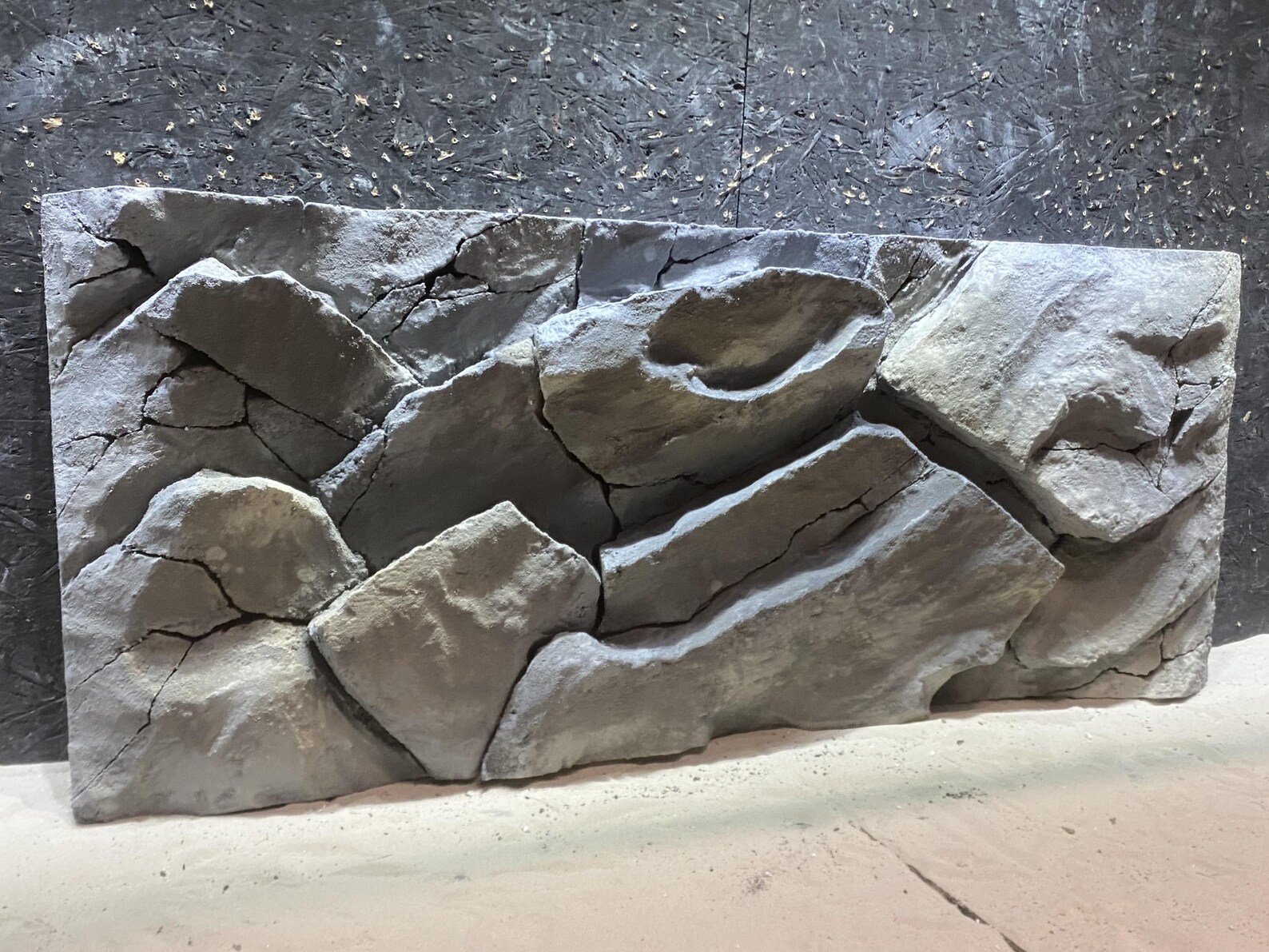 A27 Slim - Layered Stone Effect - 3D Aquarium Background for 75 & 90 ...