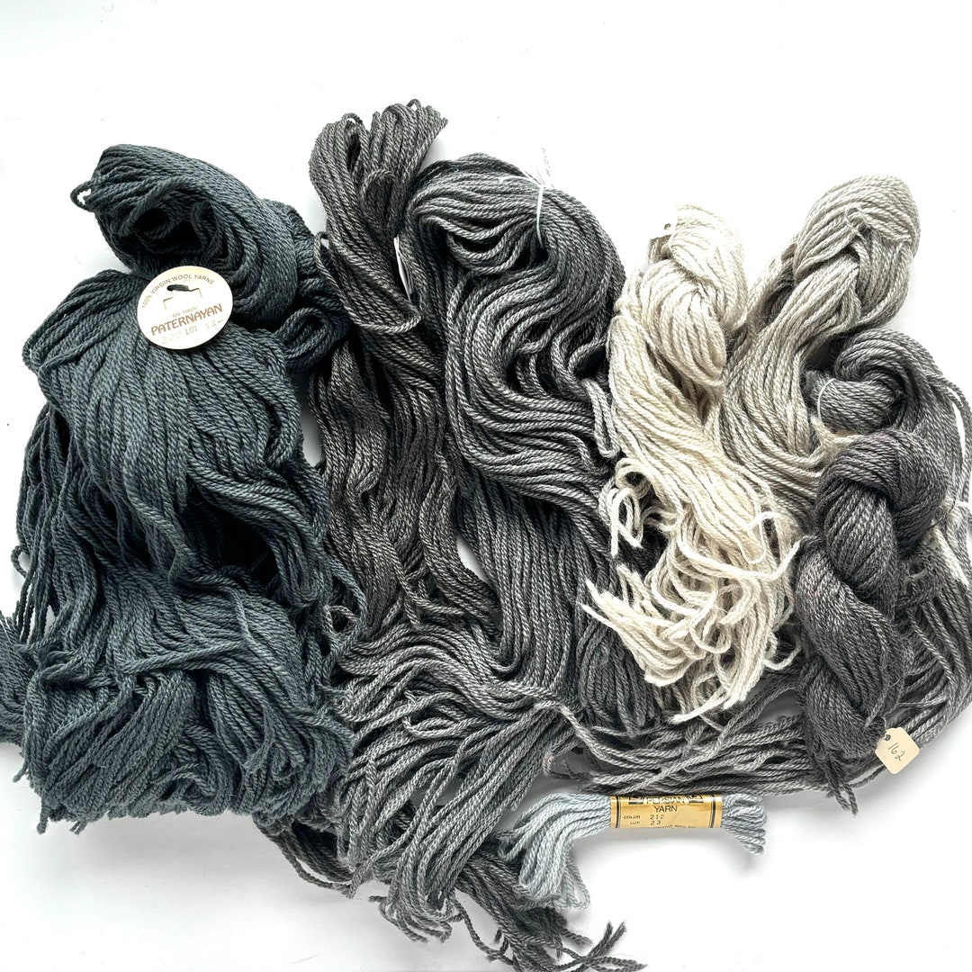 Paternayan Persian Wool Yarn for Needlepoint Gray 200 220 - Etsy