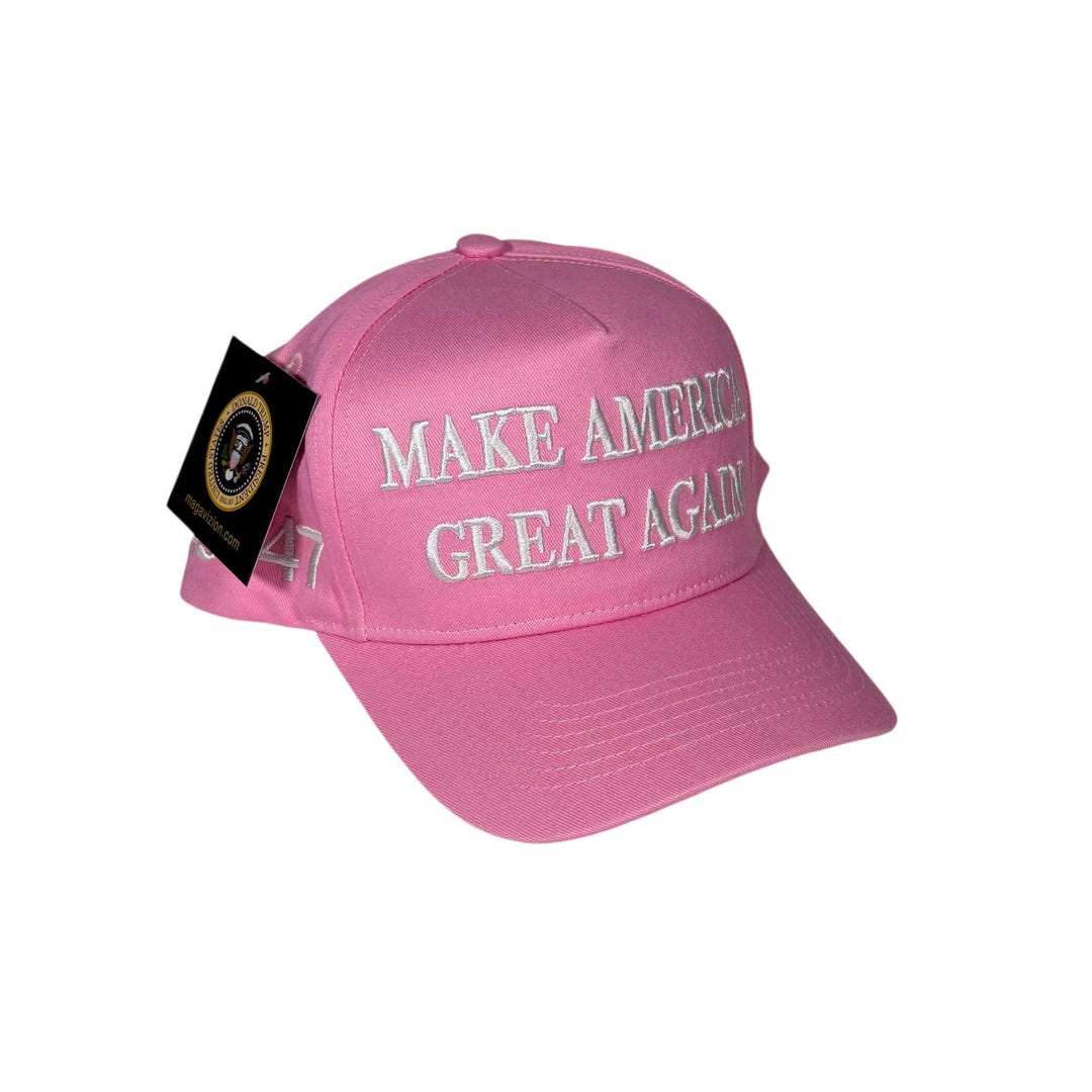 Trump OFFICIAL 45-47 Pink Make America Great Again Limited Edition MAGA ...