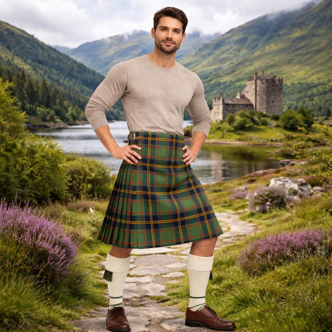US Marine Corps Tartan Kilt for Men: Traditional Handmade Scottish ...