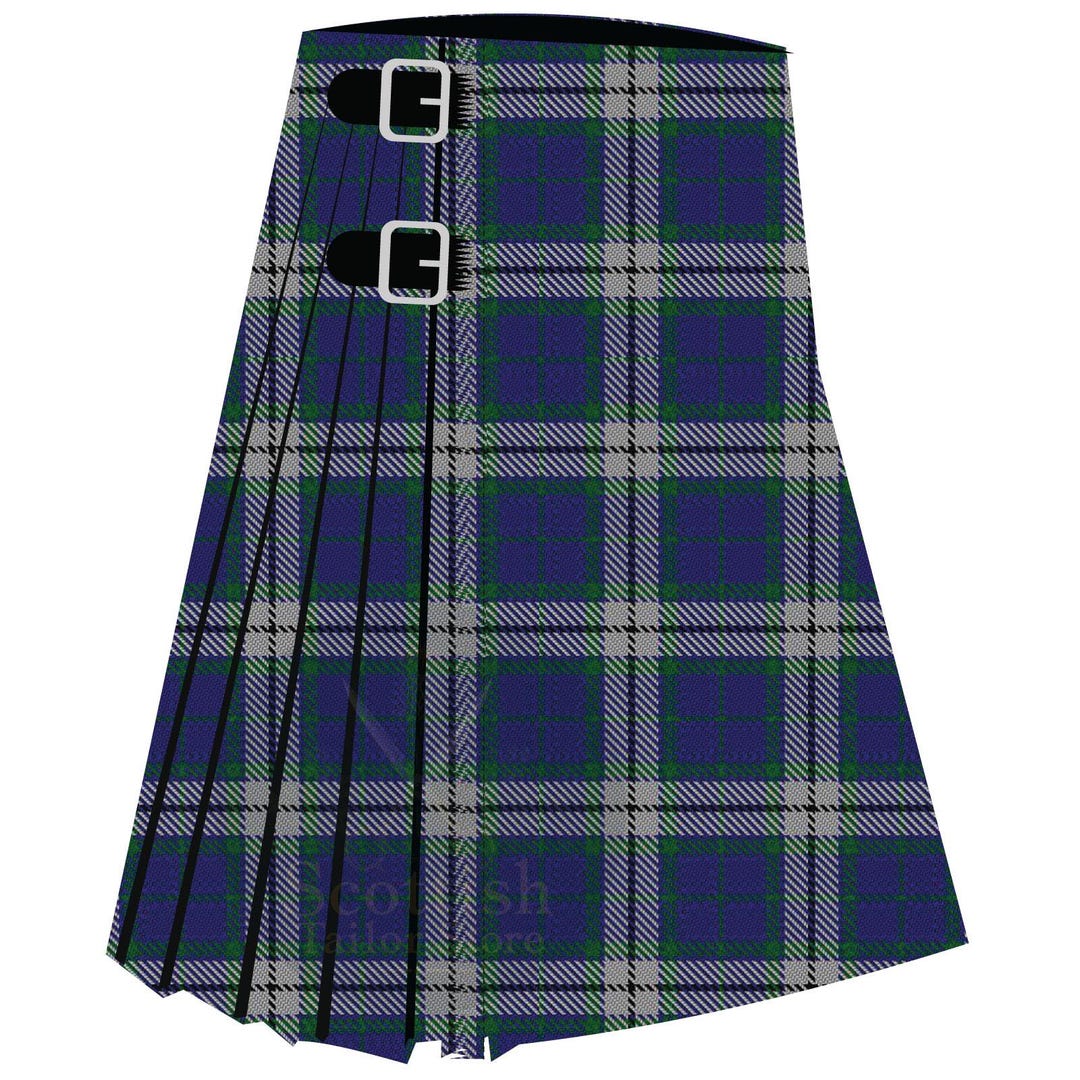 Crombie House Check Tartan Kilt – Traditional Scottish Acrylic-wool ...