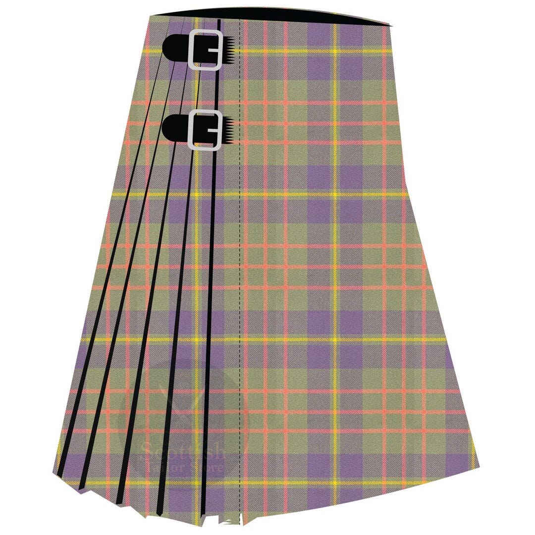 Clan Cameron Hunting Ancient Tartan Kilt – Traditional Scottish ...