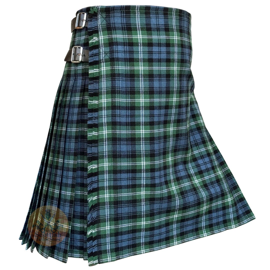 Clan Lyon Ancient Tartan Kilt for Men: 16oz Scottish Highland Dress - Etsy