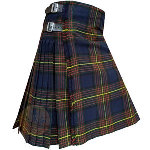 Clan Muir Modern Tartan Kilt for Men: 8 Yard Heavyweight Scottish ...