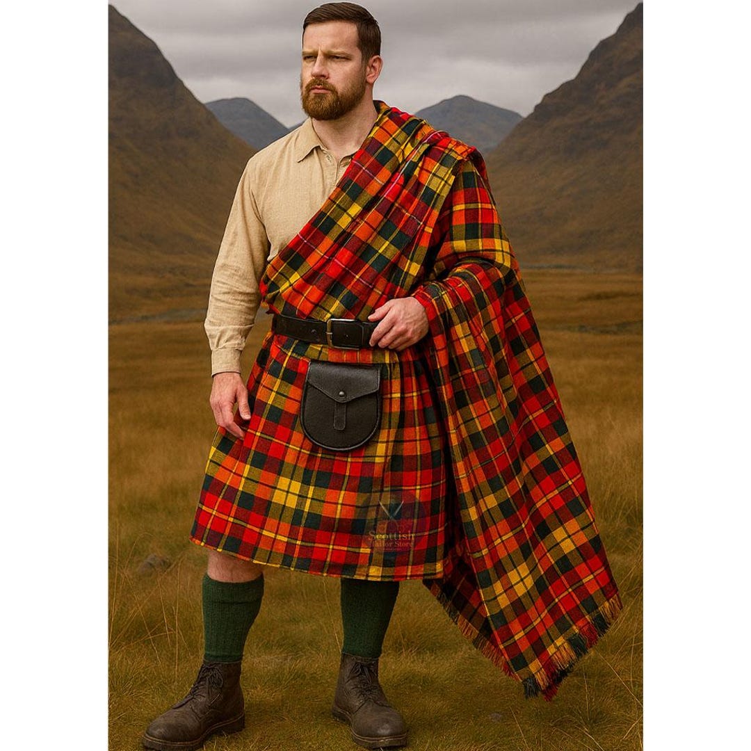 Unstitched Kilt – 16oz Acrylic Wool Tartan Fabric, Over 400 Clan ...