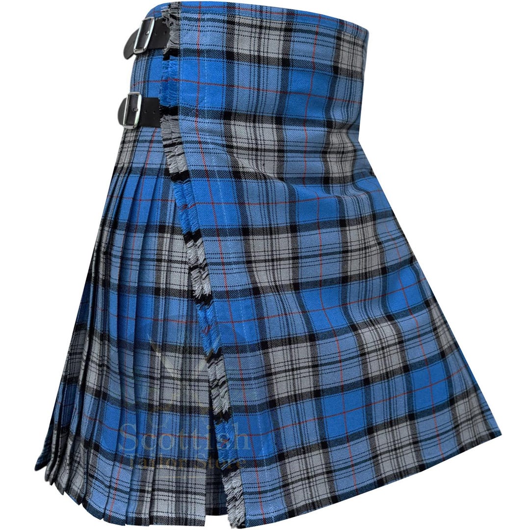 Fowler Ancient Tartan Kilt for Men: Traditional Scottish Highland Wear ...