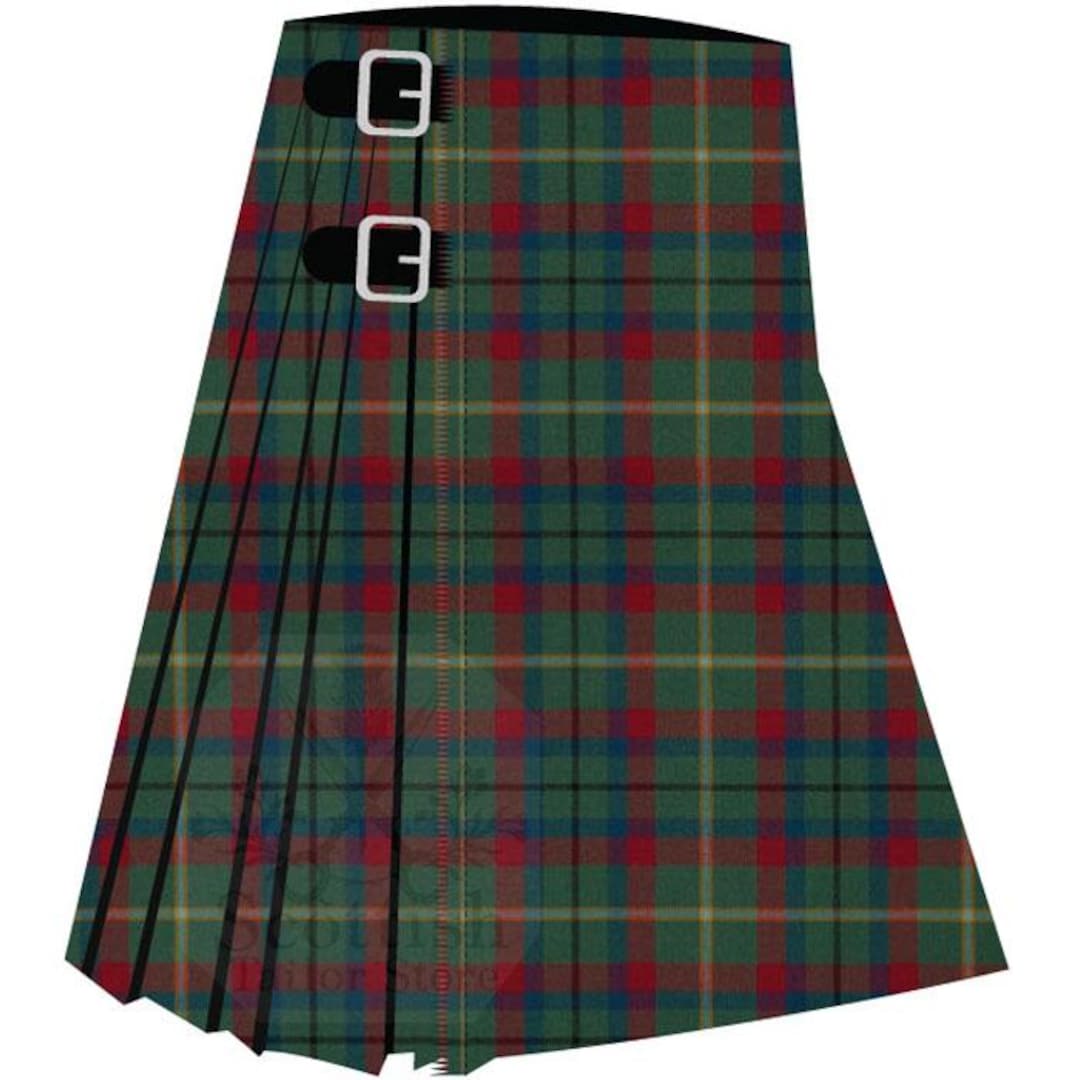 Handmade County Mayo Tartan Kilt for Men: Traditional Scottish Highland ...