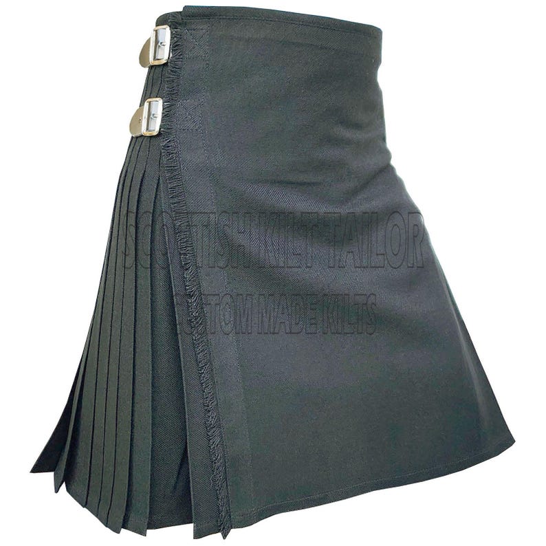 Clan Solid Gray Tartan Kilt Men for Men – 8 Yard Scottish Clan Kilt in ...
