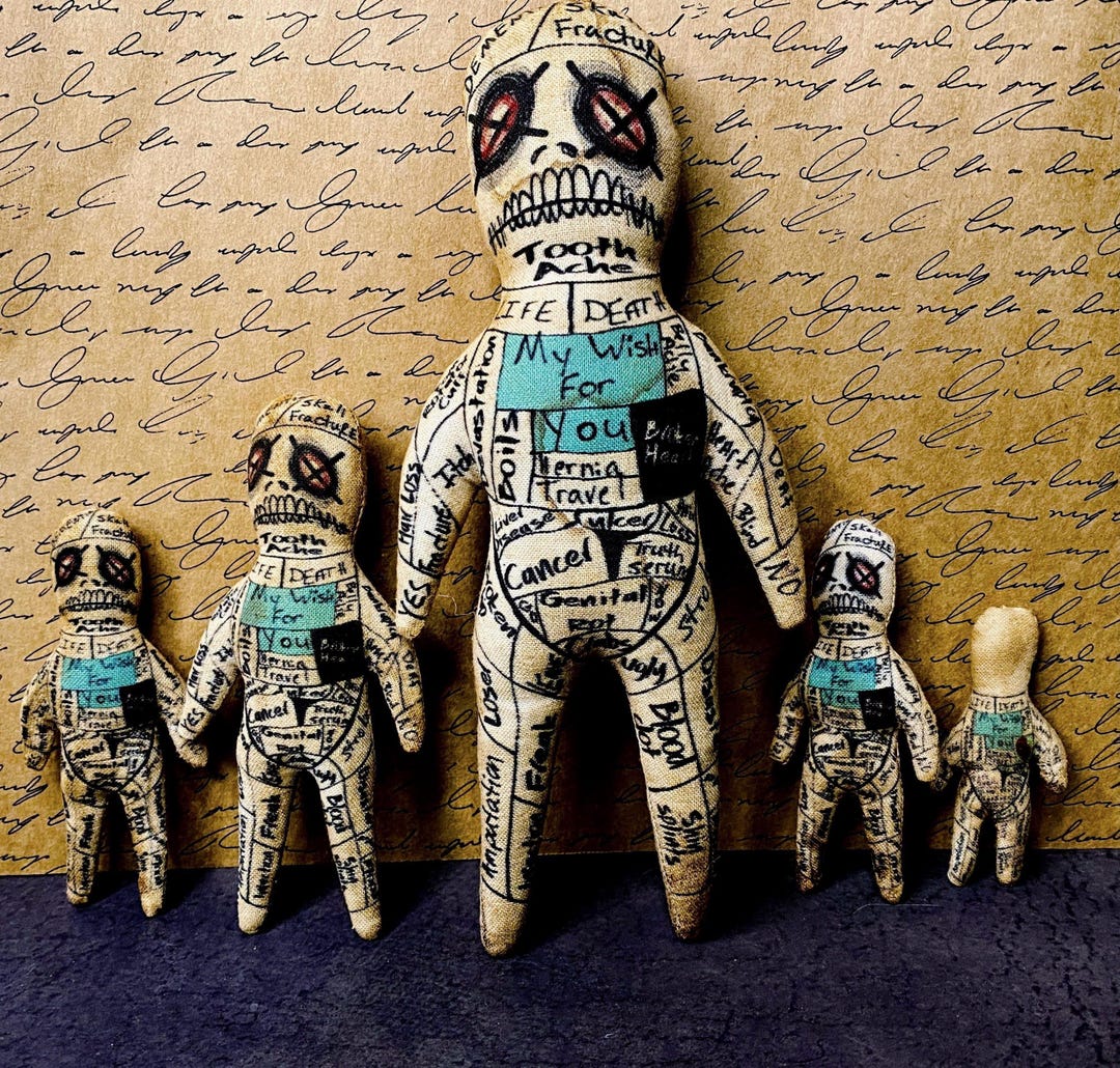 Personalized Voodoo Doll, Custom Face Poppet, Friend Reveng Doll, Hex ...