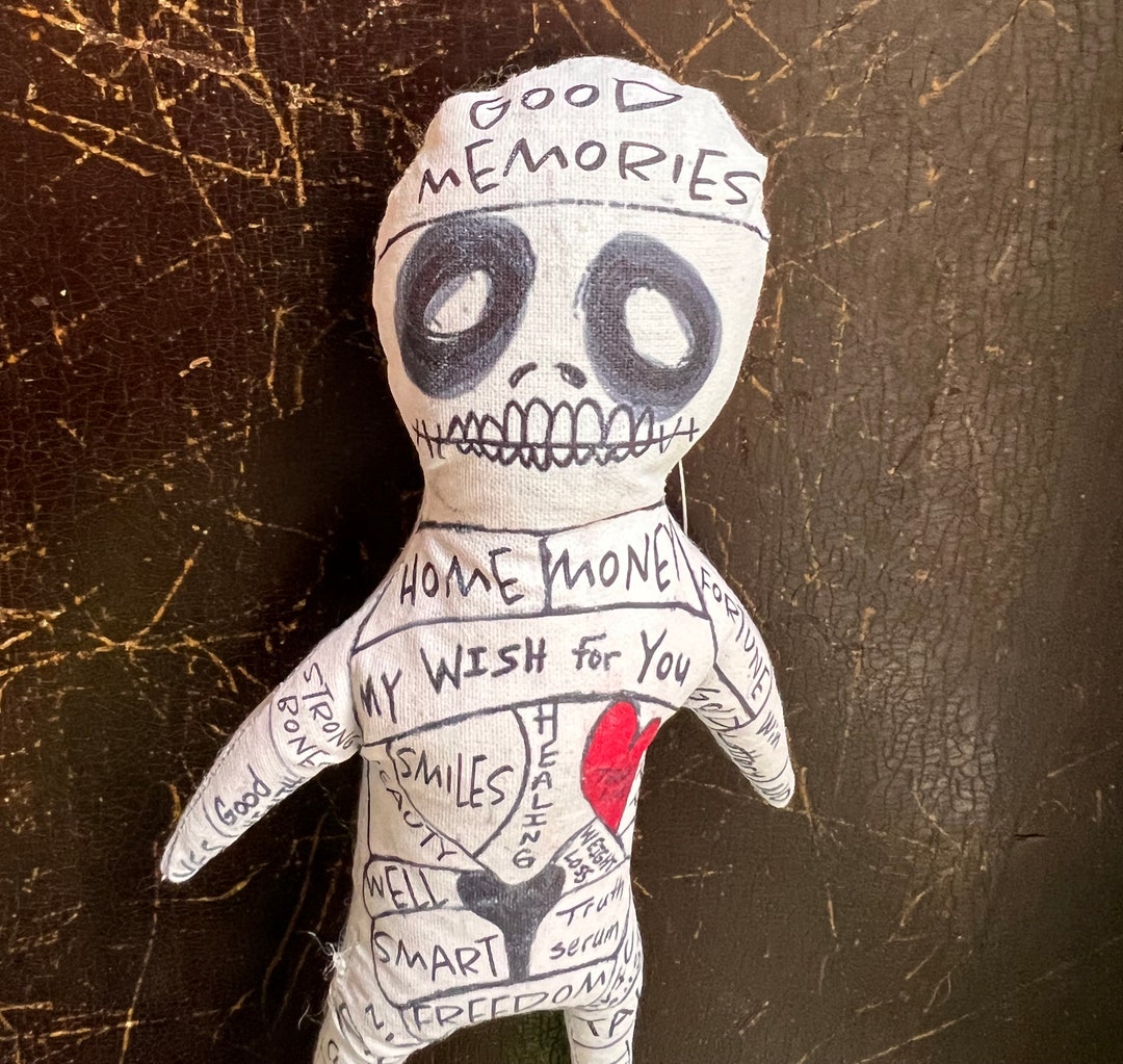 Personalized Good Luck Voodoo Doll Happy Poppet Love Health and Money ...
