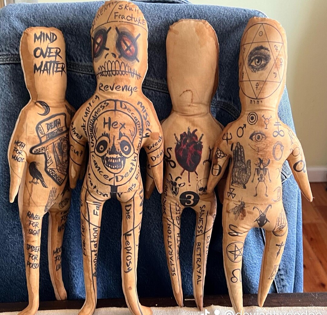 Custom Face Voodoo Doll for Revenge, BFF Gift, Personalized Hex Poppet ...
