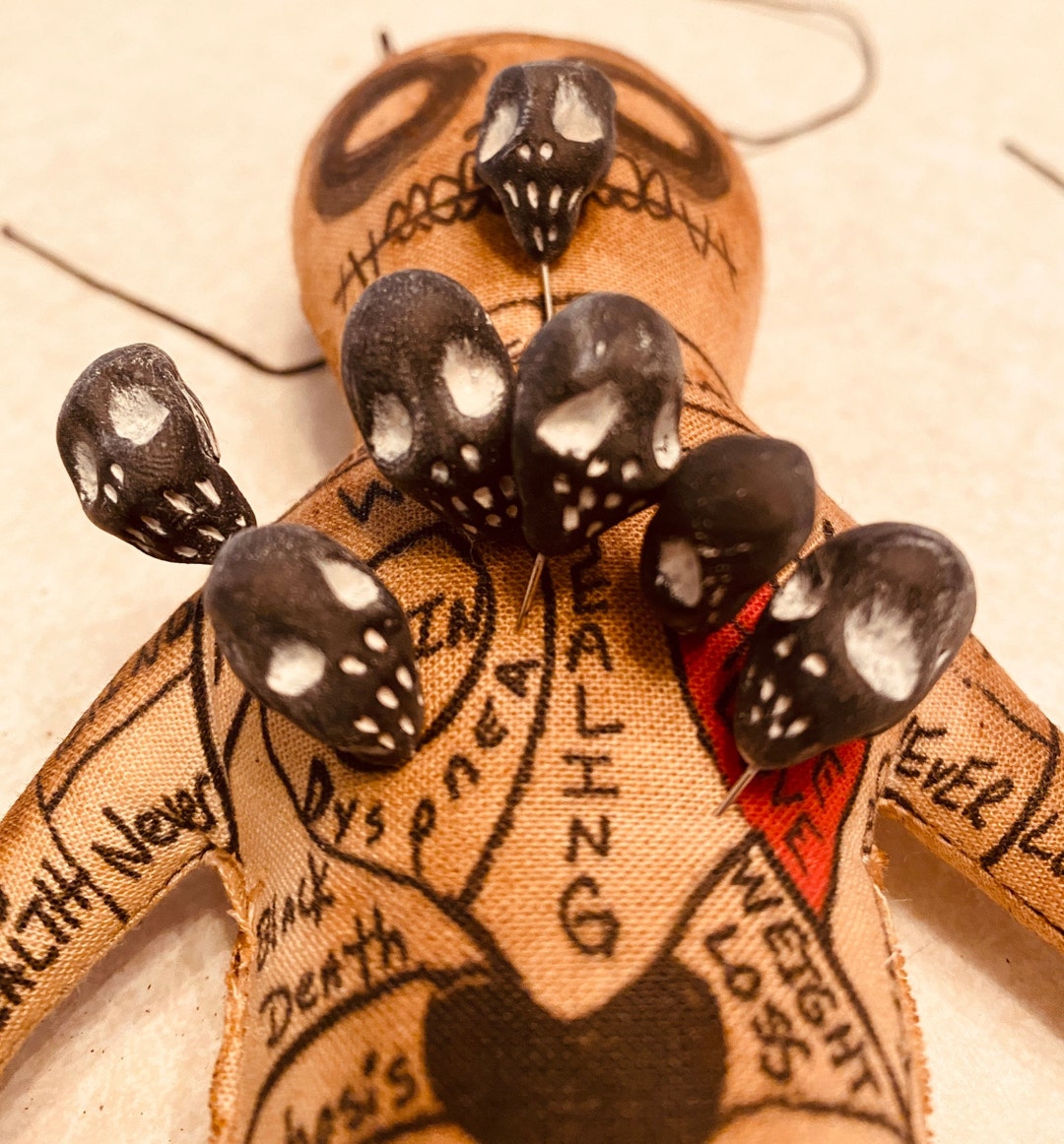 Skull Pins, Handmade Stick Pins, Voodoo Pins, Decorative Skull Pins ...