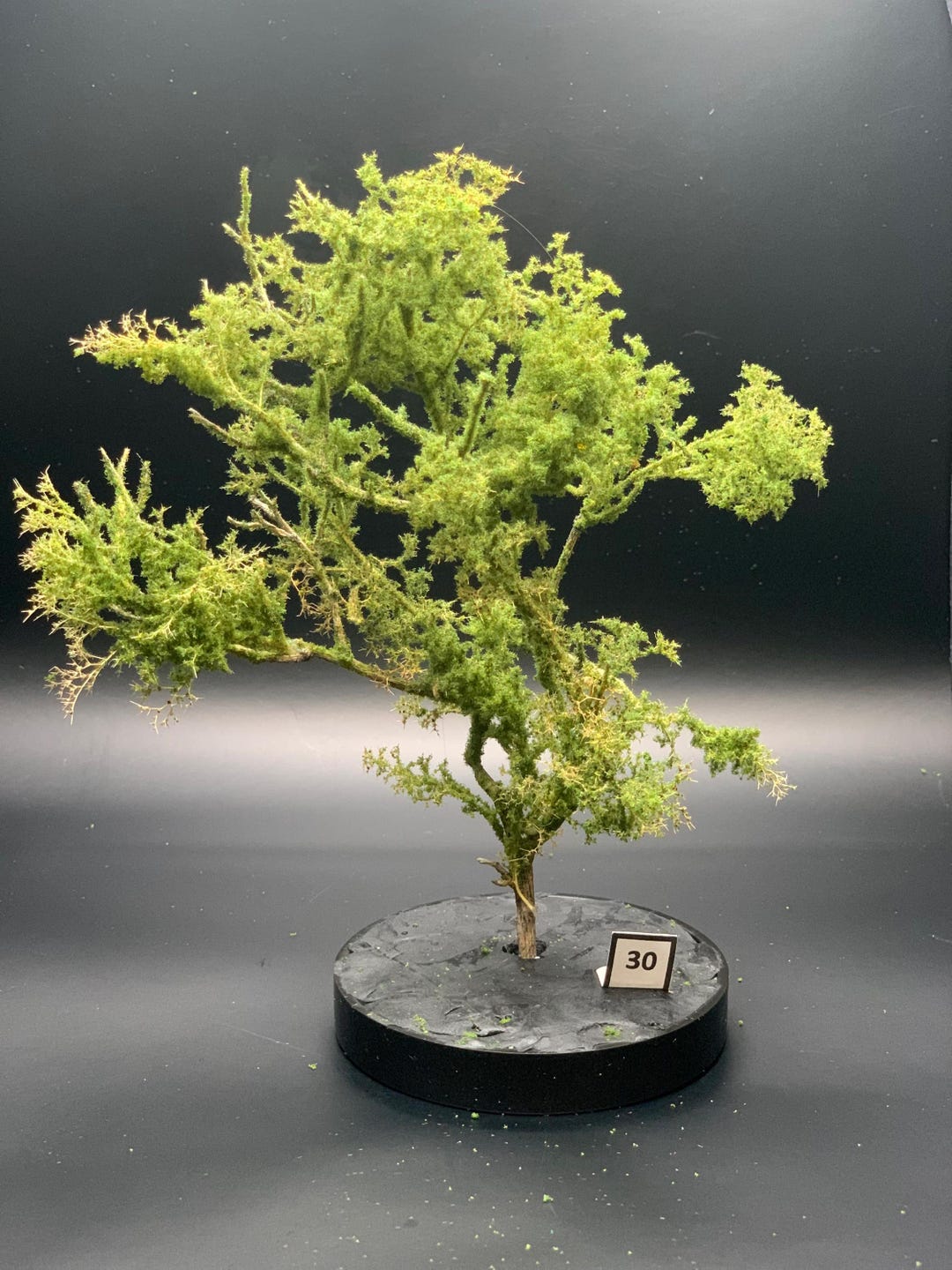 HO SCALE TREE Realistic Handmade Tree 7" Diorama Model Railroad (#30 ...