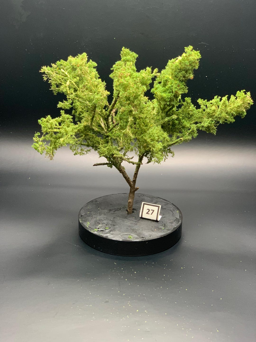 HO SCALE TREE Realistic Handmade Tree 5" Diorama Model Railroad (#27 ...
