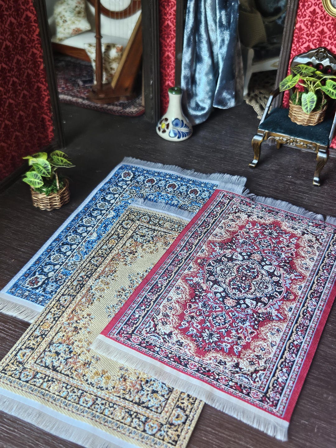 Miniature Dollhouse Rugs - Etsy