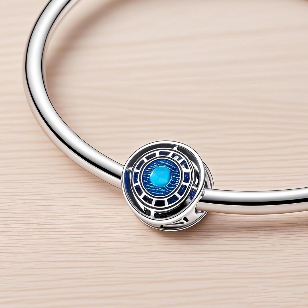 Marvel the Avengers Iron Man Arc Reactor,pandora Charm,personalized ...