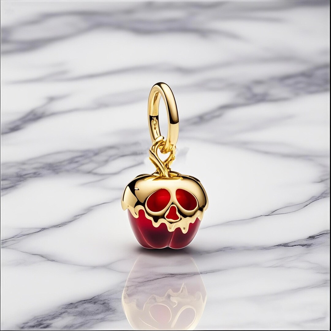 Disney Villains Evil Queen Apple Dangle Charm,pandora Silver Charm ...