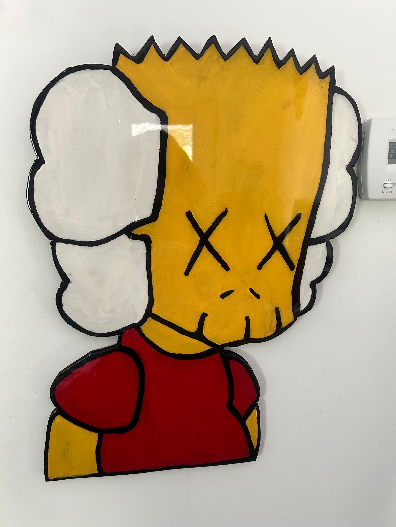 Kaws Bart Simpson Wood Cut Out | Wall Art - Etsy