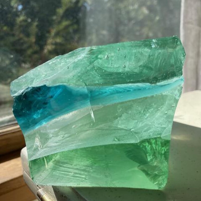 Slag Glass Chunks - Etsy