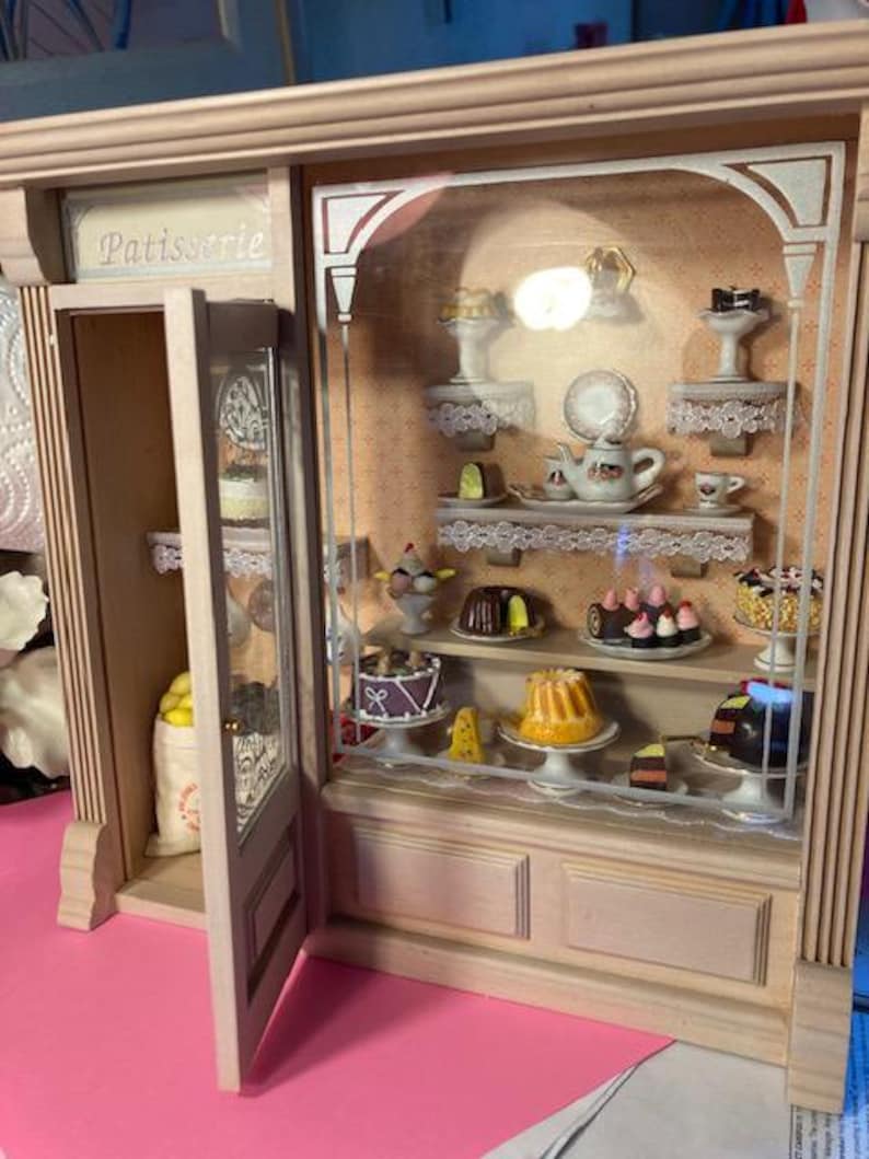 Vintage Reutter Patisserie "dollhouse Miniature" Bakery Cake Shop ...