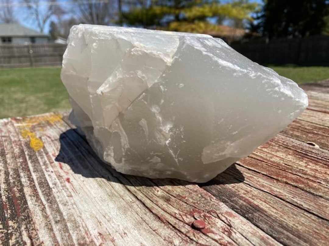 Huge Frosty Snow Quartz Chunk Natural Mineral Crystal Block-rare and ...