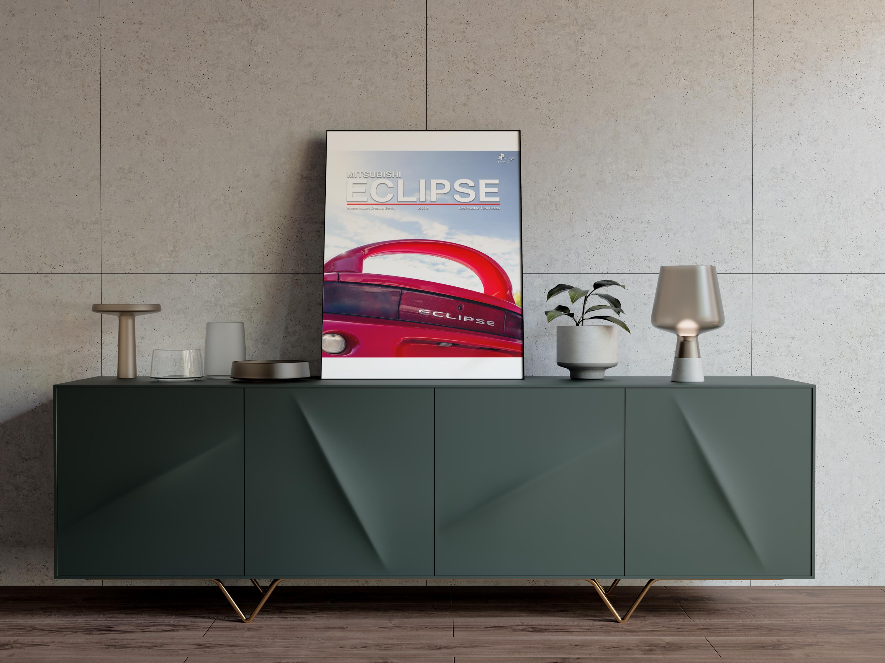 Mitsubishi Eclipse Poster – 2000s Import Car Wall Art | JDM Tuner ...