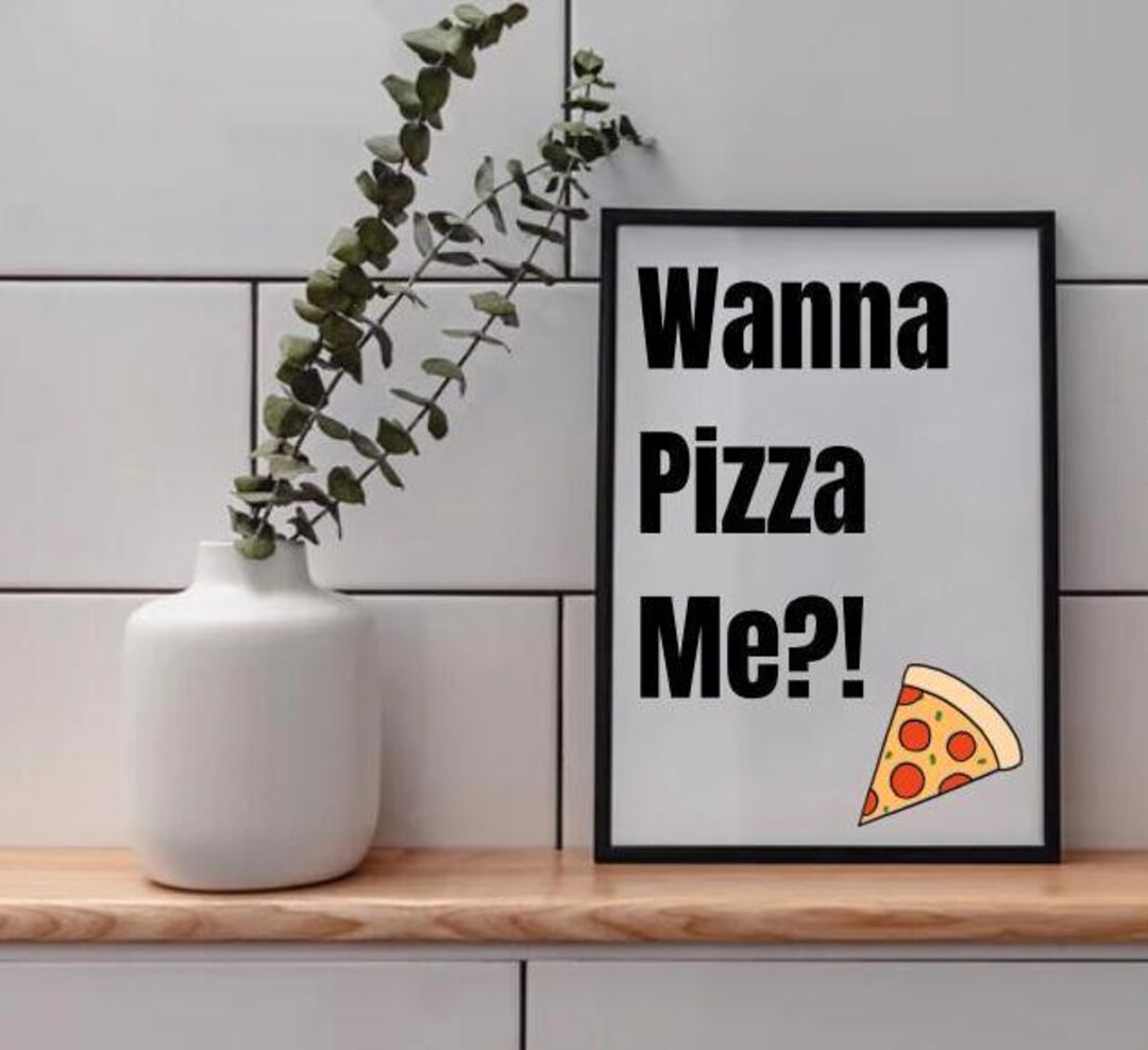 Pizza A3 Kitchen Wall Art Printable Poster Digital Print - Etsy