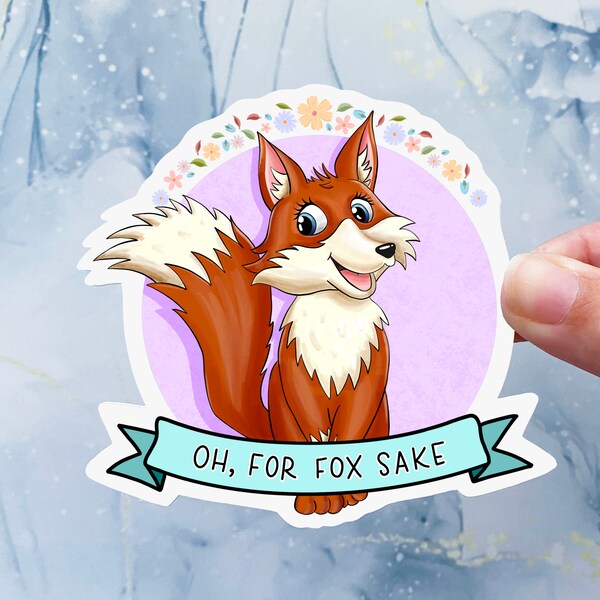 Oh for Fox Sake Bottle - Etsy