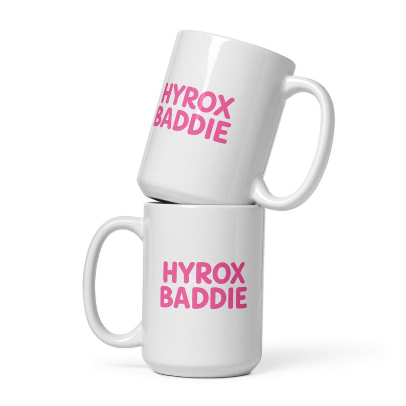 Hyrox Baddie Mug, for Her, Funny Fitness Mug, Gym Girl Gift 11oz Coffee ...