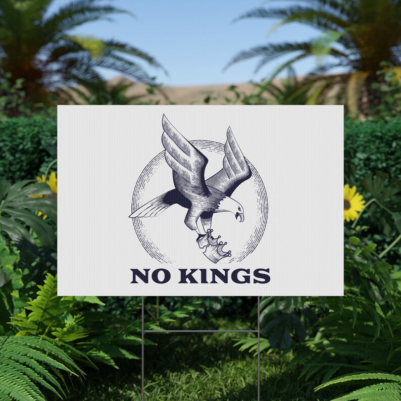 No Kings Sign - Etsy