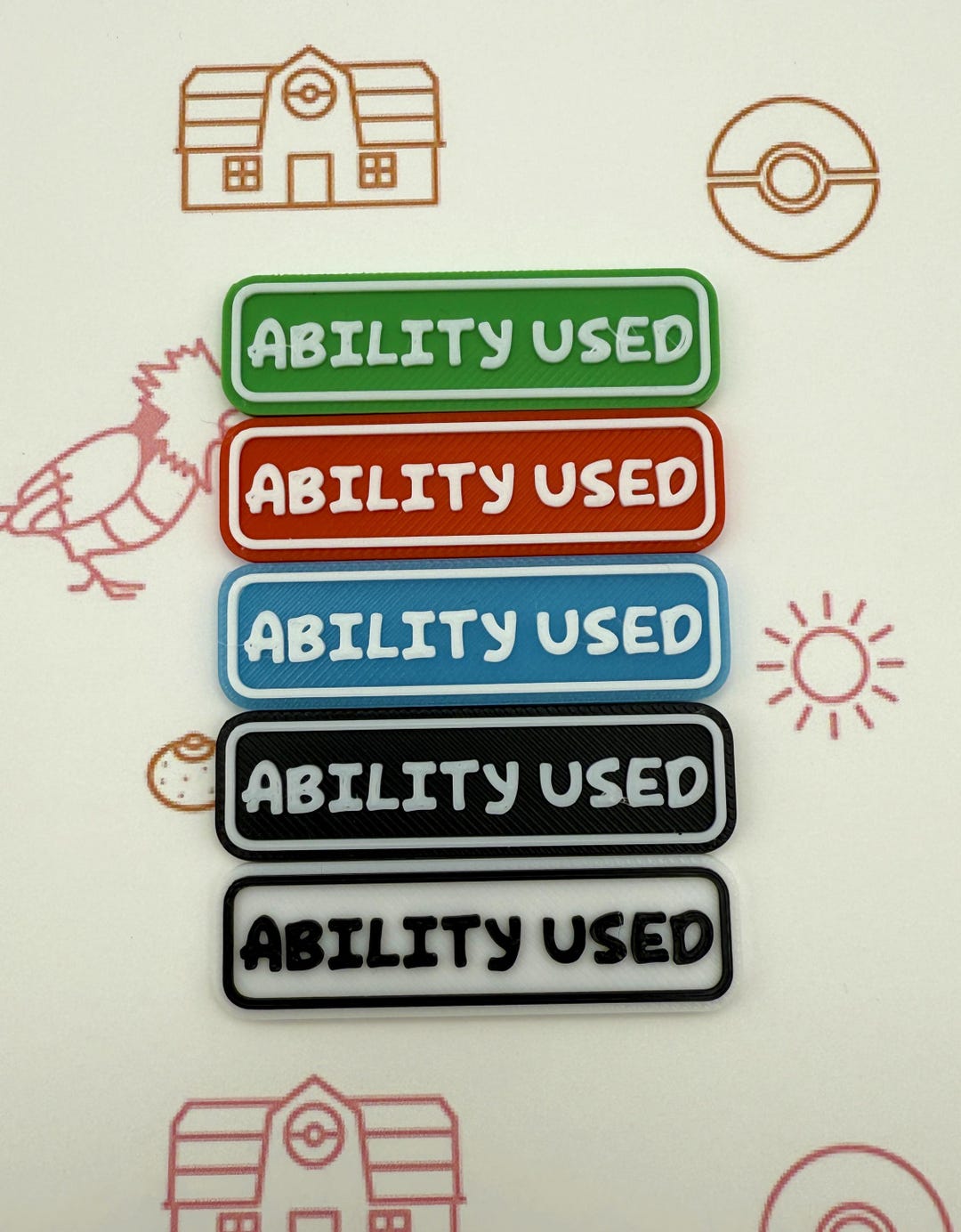 Ability Used Marker (for Pokémon TCG) - Etsy