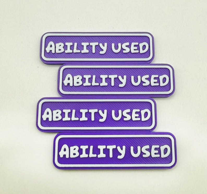 Ability Used Markers (for Pokémon TCG) - Etsy
