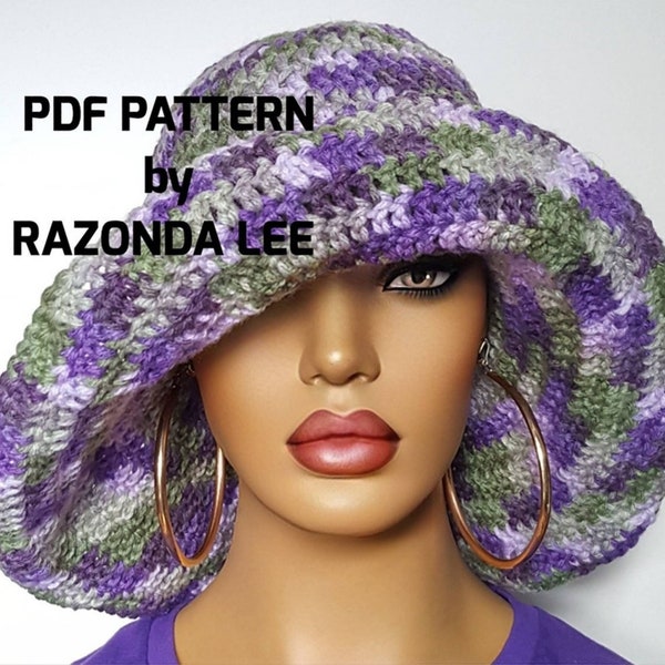 Crochet Floppy Hat - Etsy