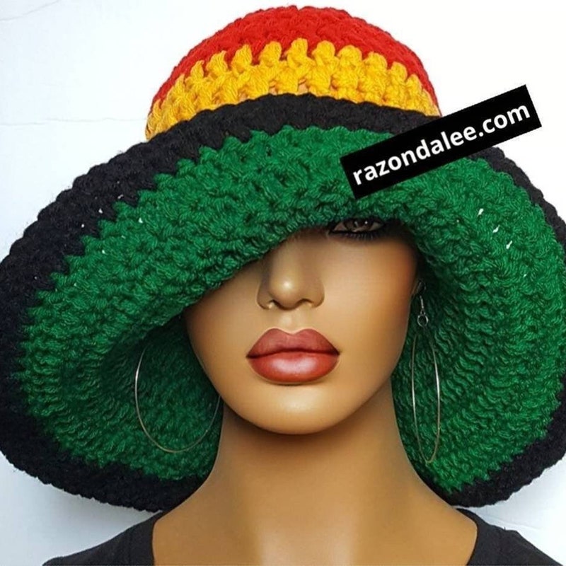 Crochet Rasta Hat - Etsy