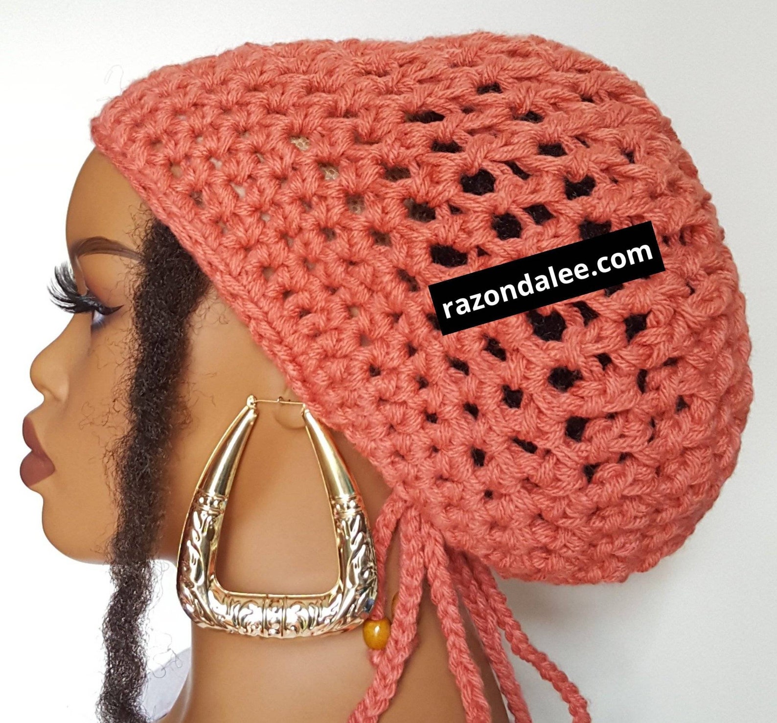 Chunky Crochet Dreadlock Tam With Drawstring by Razonda Lee - Etsy