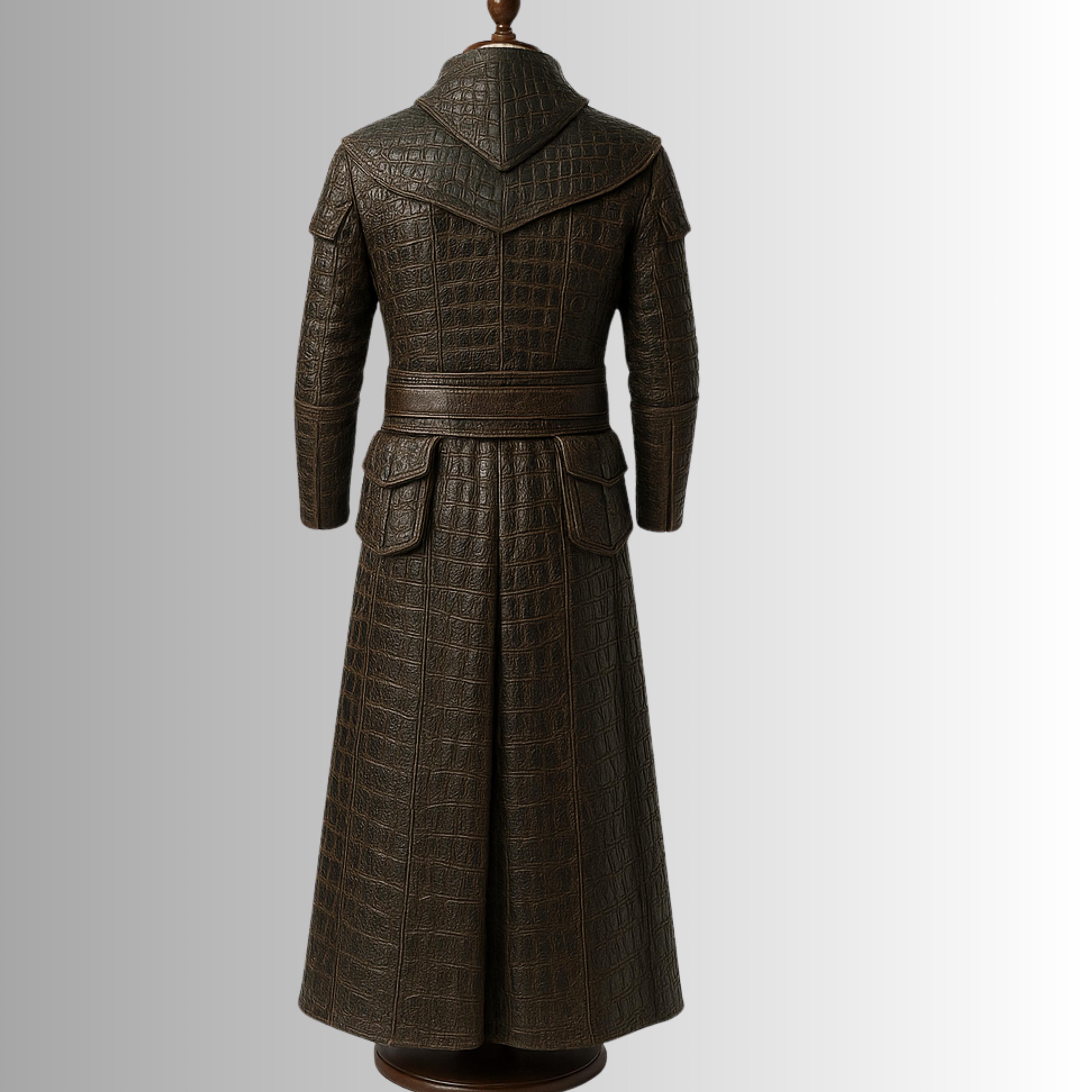 Assassin Inspired Custom Crocodile Leather Plague Doctor Costume ...