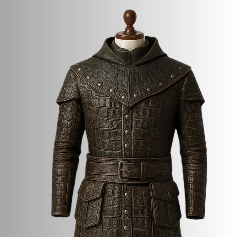 Assassin Inspired Custom Crocodile Leather Plague Doctor Costume ...