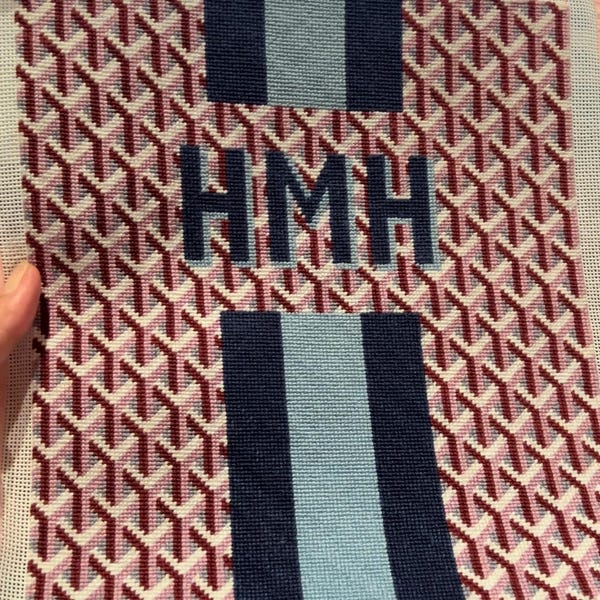 Charted Alphabet for Needlepoint - Etsy