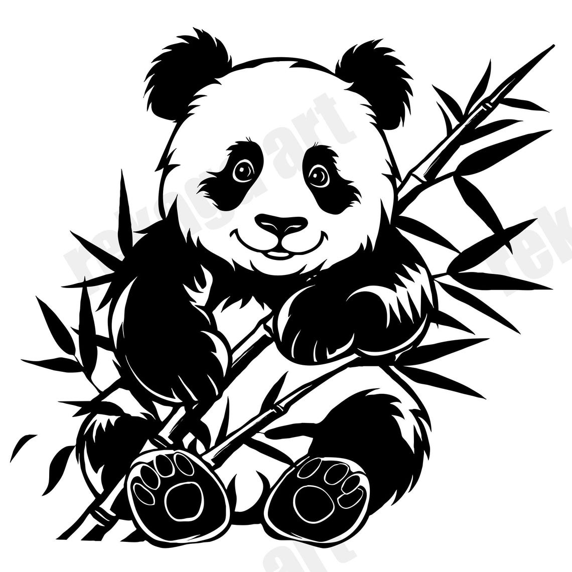Cute Panda Svg, Cute Panda Cub Svg, Cute Animals Svg, Panda Svg Cut ...