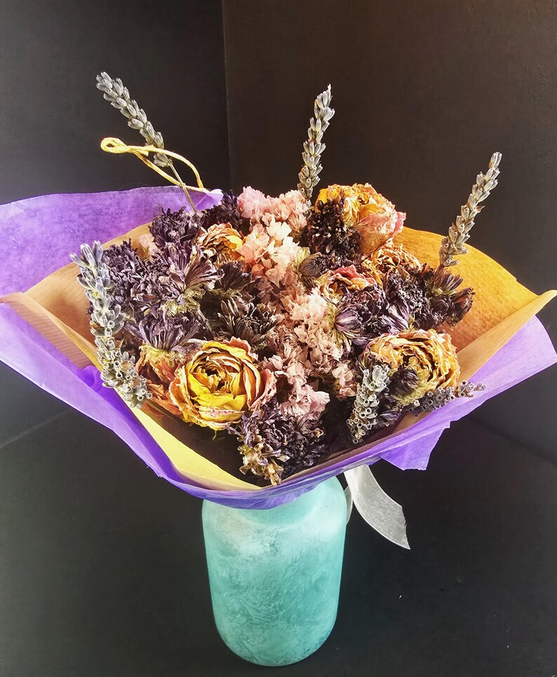 Sophie's - Astro Themed Dried Flower Bouquet - Etsy
