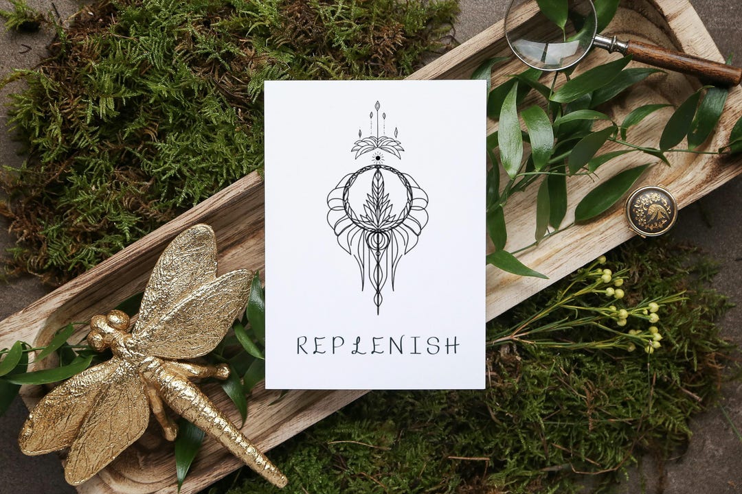 Replenish Archetype Altar Card - Etsy