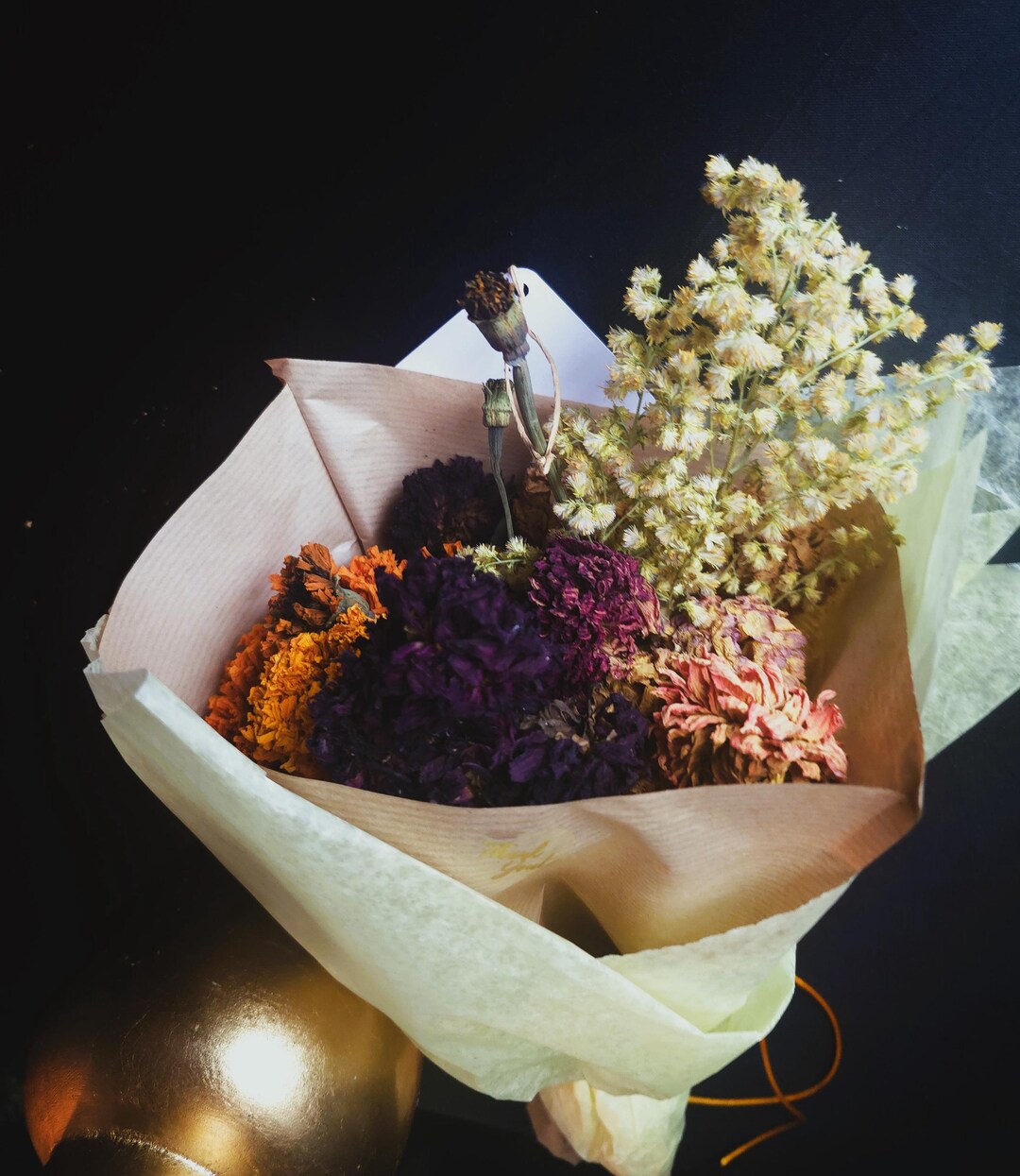 Lilith - Astro Themed Dried Flower Bouquet - Etsy